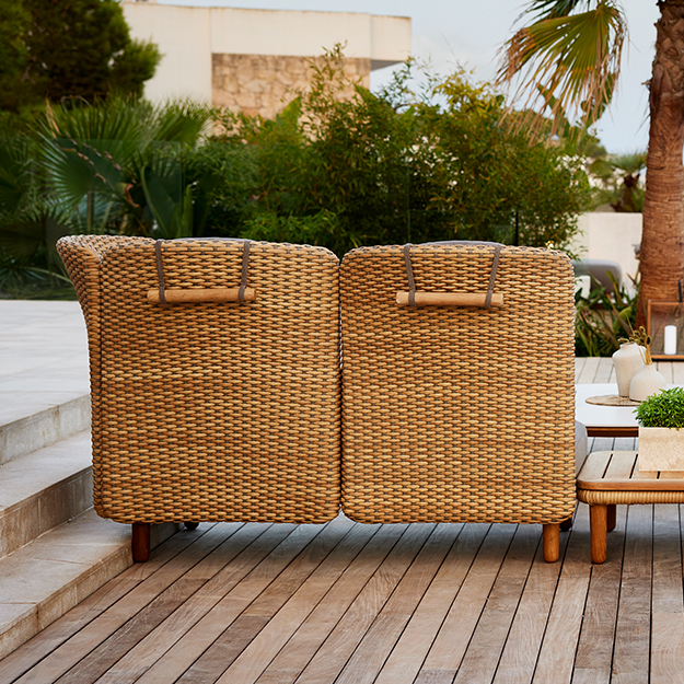 Cane-line Arch Highback Corner Sofa With Arms